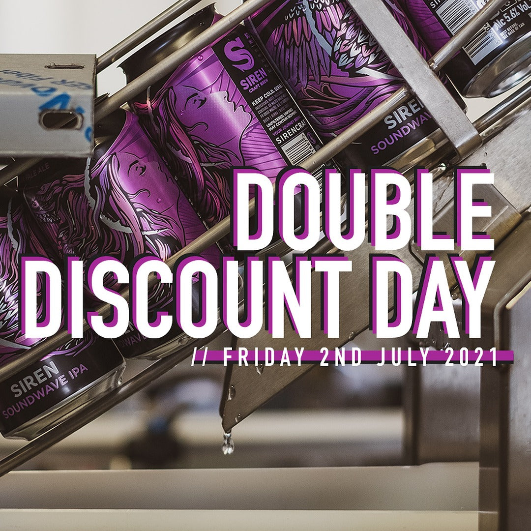 Double Discount Day | Investors | Siren Craft Brew
